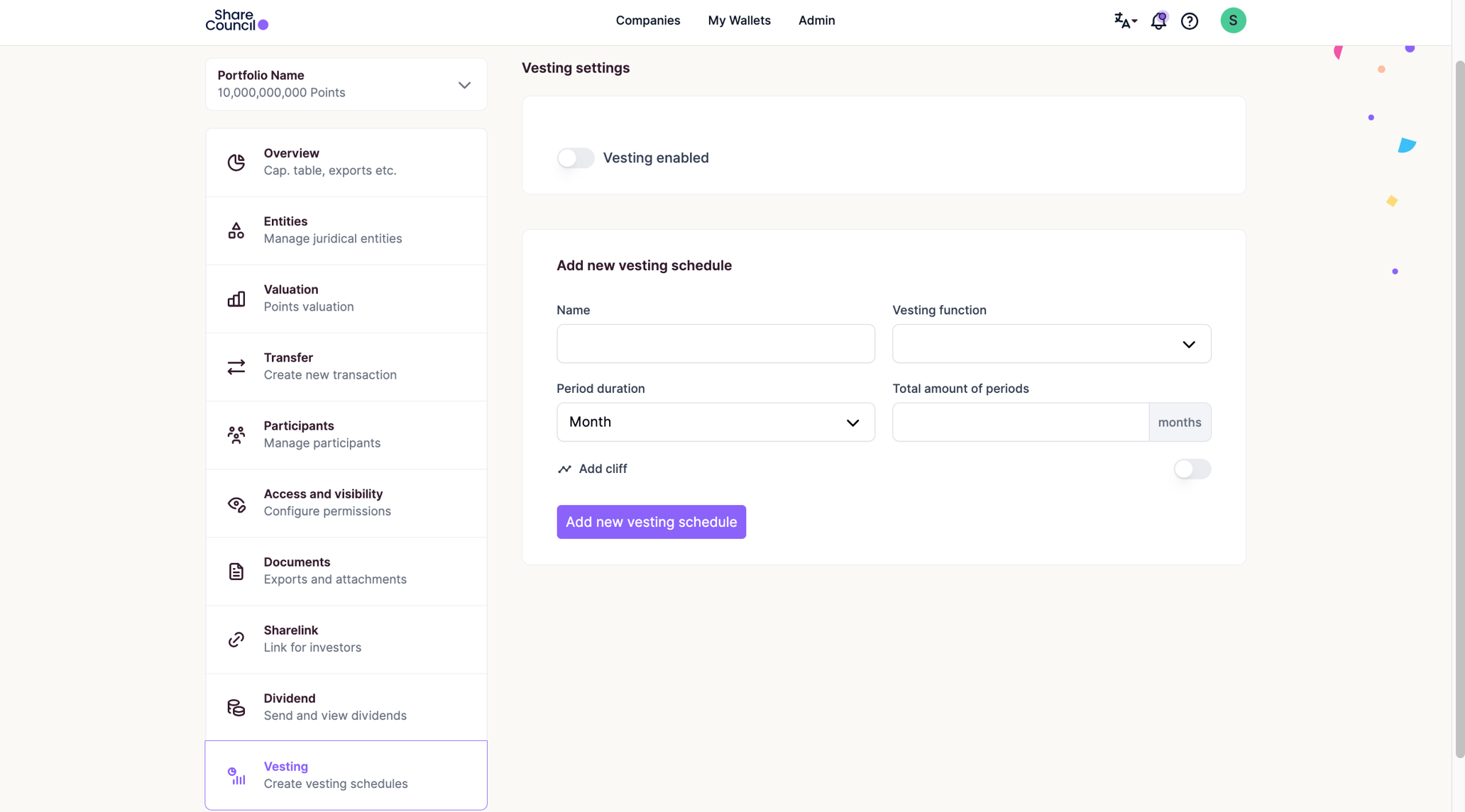 Detailed Instructions on Vesting as Explained in the Video